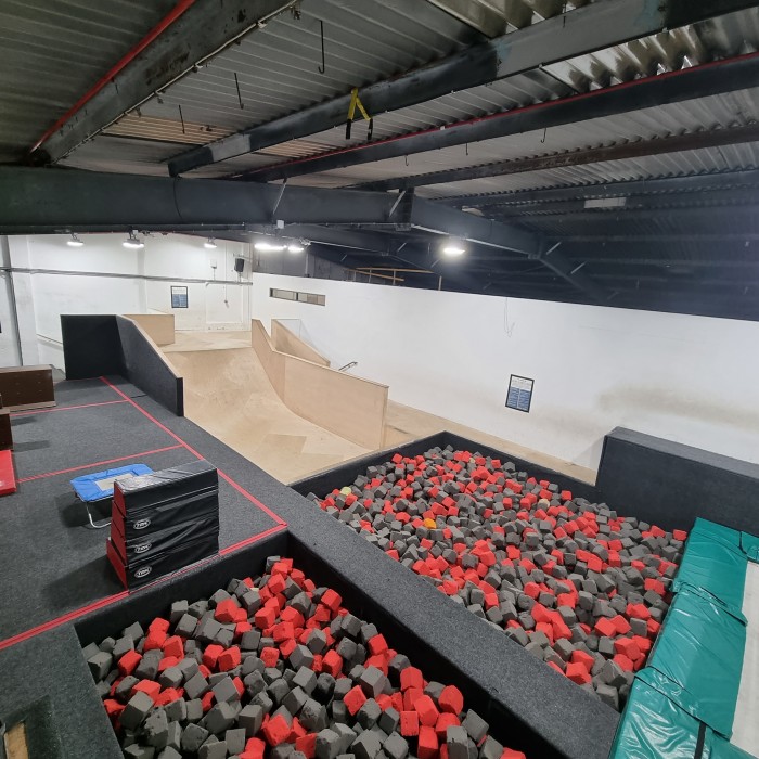 Skating areas and facilities at the Loading Bay Glasgows indoor ...